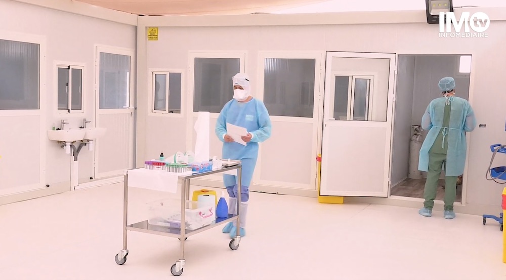 Reportage IMTV : Le circuit complet "Covid" de l'hôpital Cheikh Khalifa ...