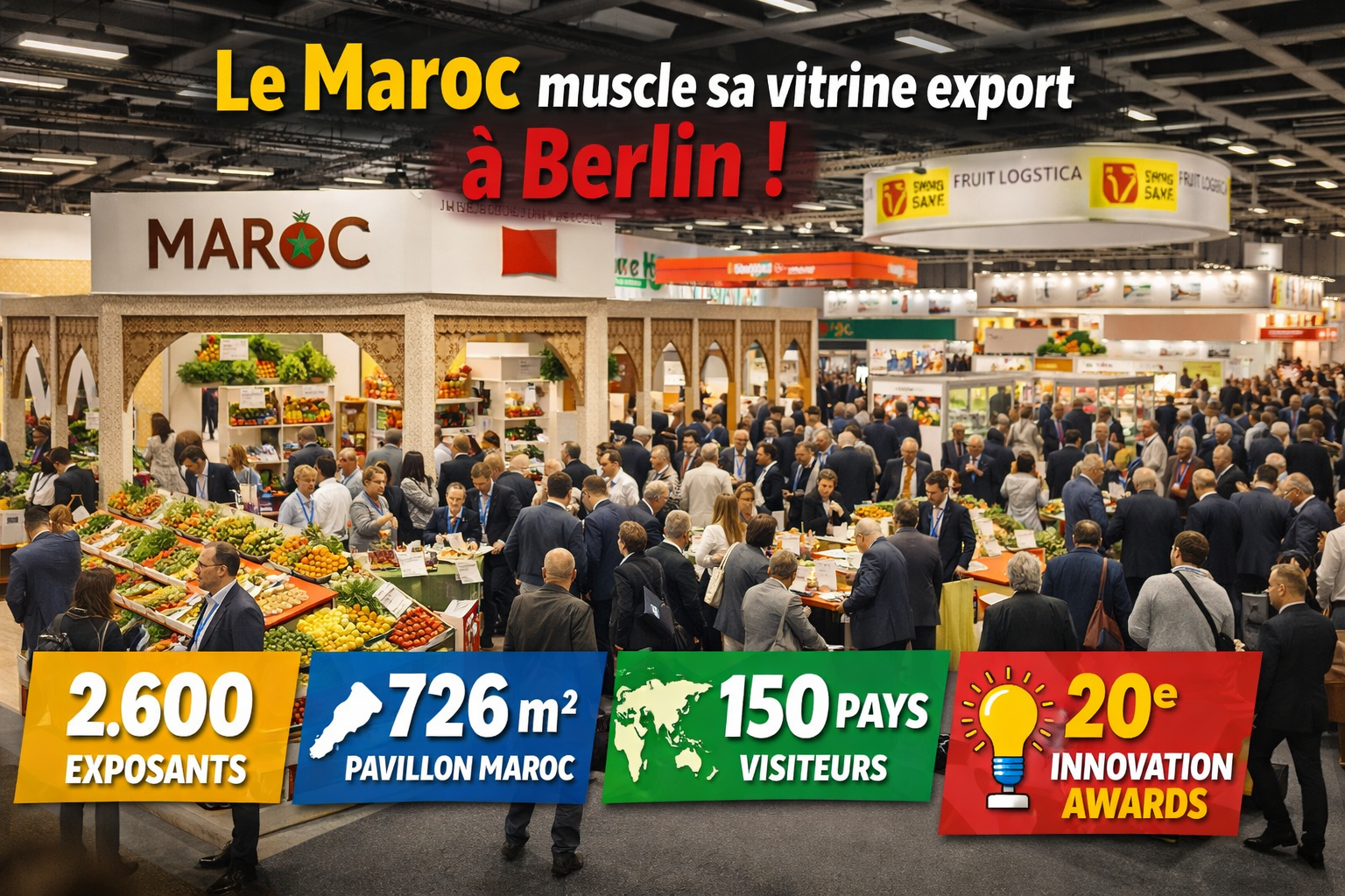 Berlin, vitrine stratégique du Maroc agricole à l’export - Infomédiaire